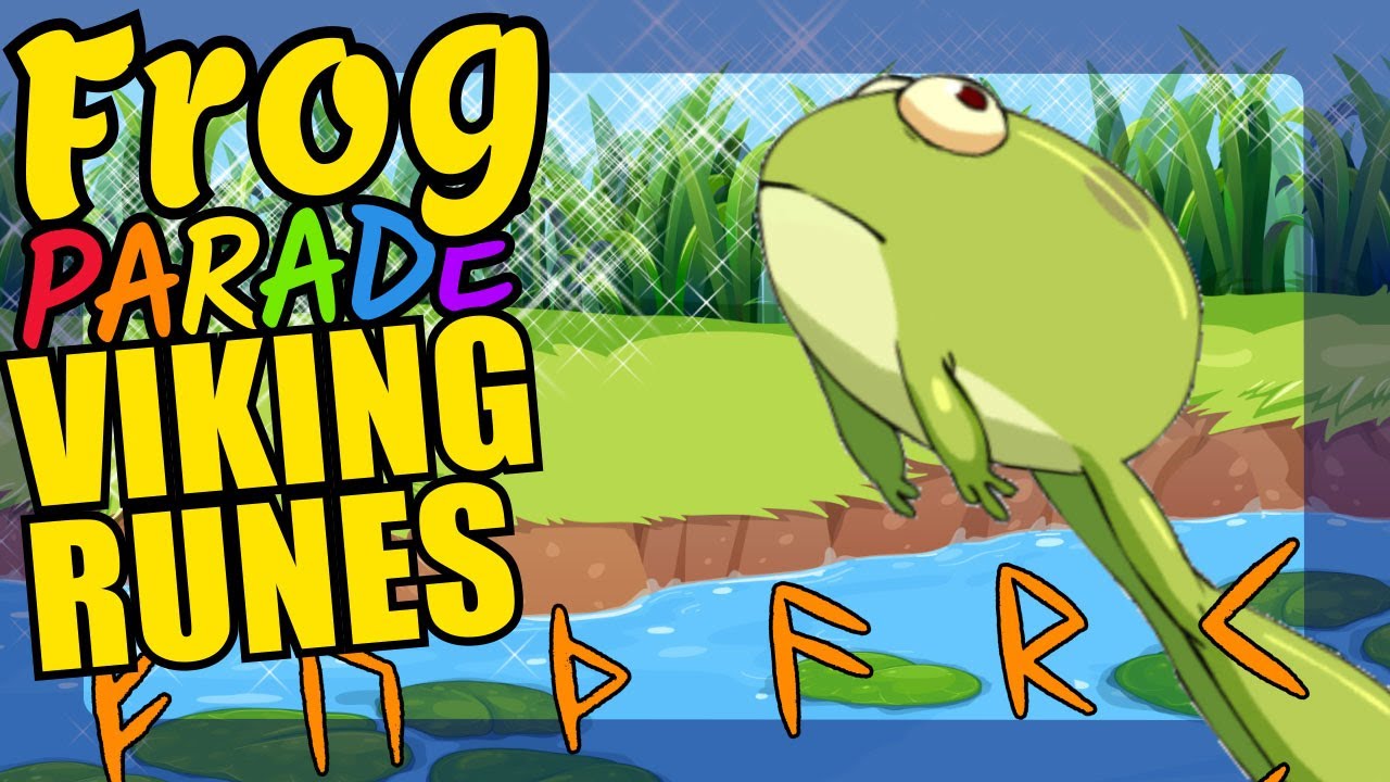 Frog Teaching the Viking Runes Futhark Alphabet Educational Video for ...