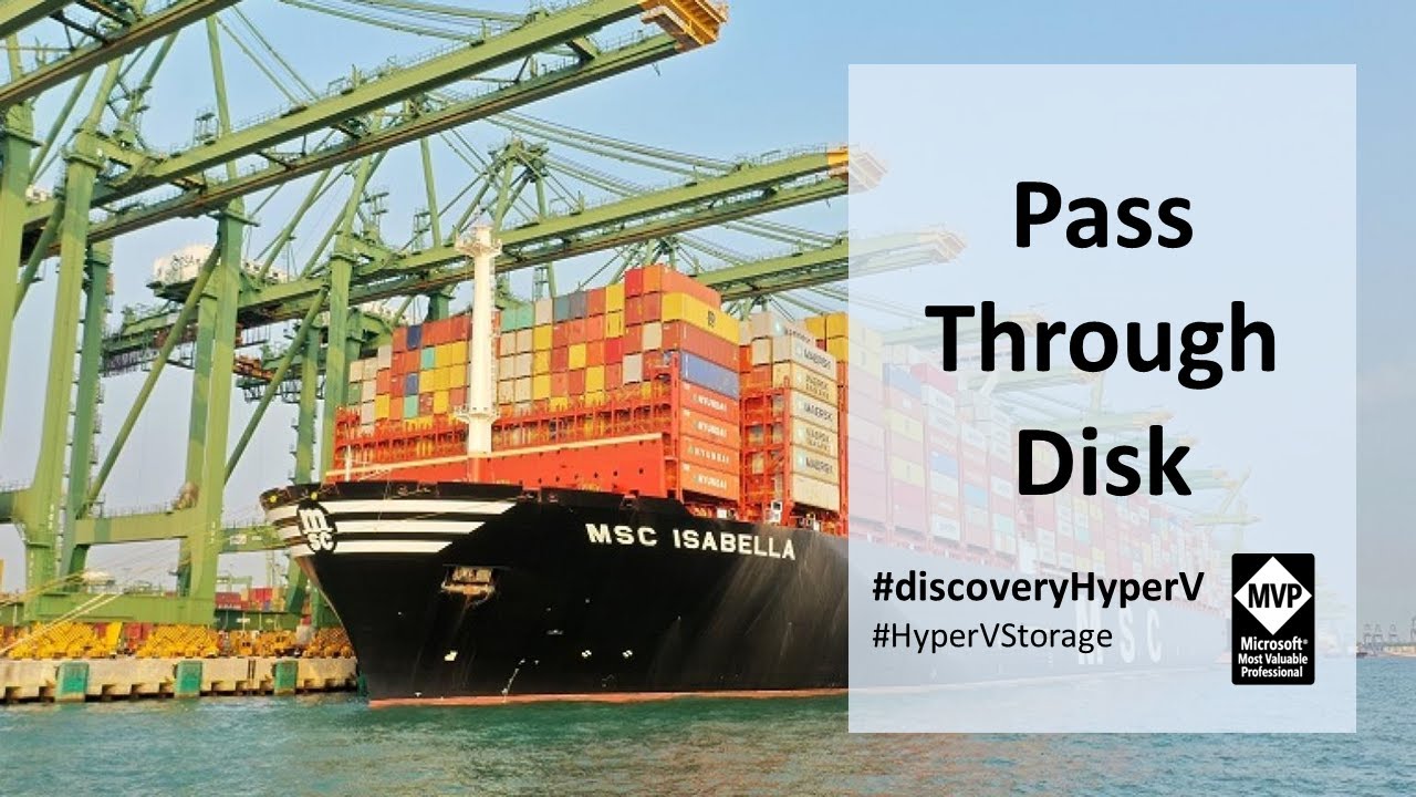 HyperV Server Pass Through Disk Kullanımı - YouTube