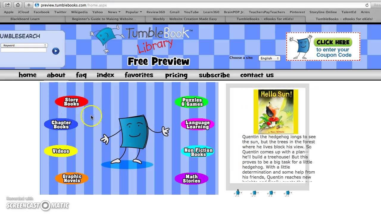 Tutorial on accessing tumble books - YouTube