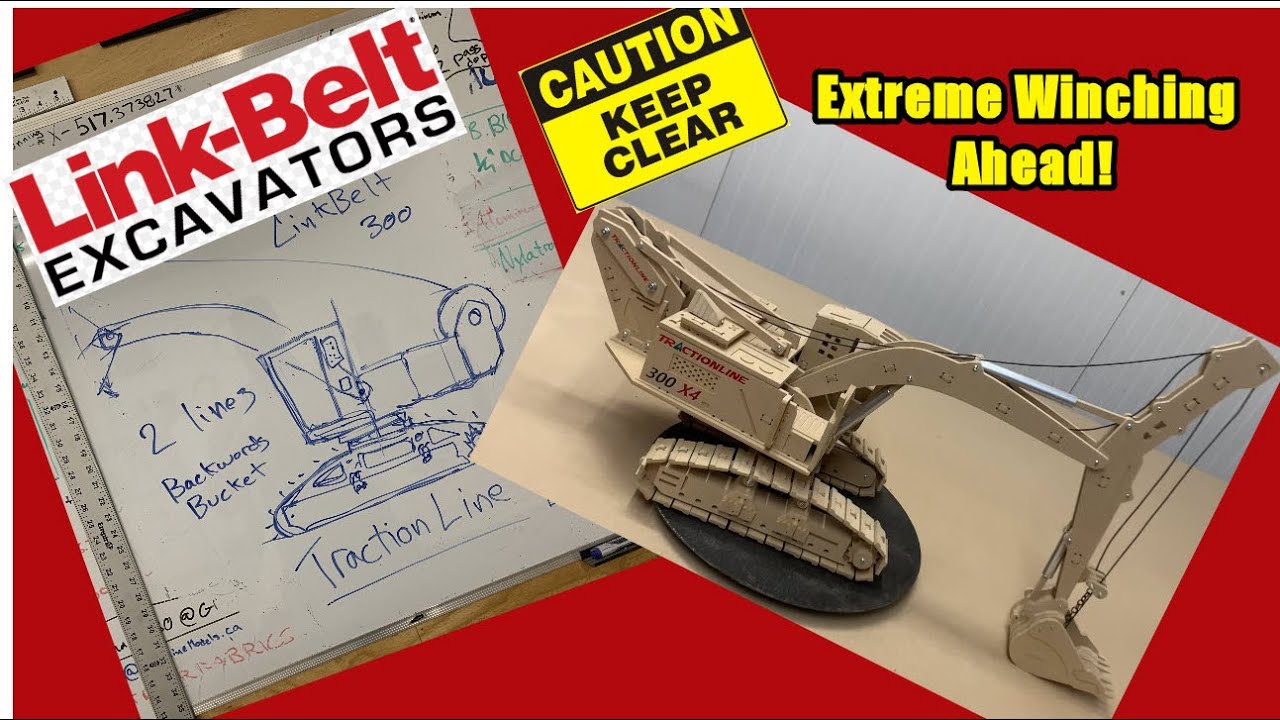 Designing and Building a Link-Belt 300 Tractionline - YouTube