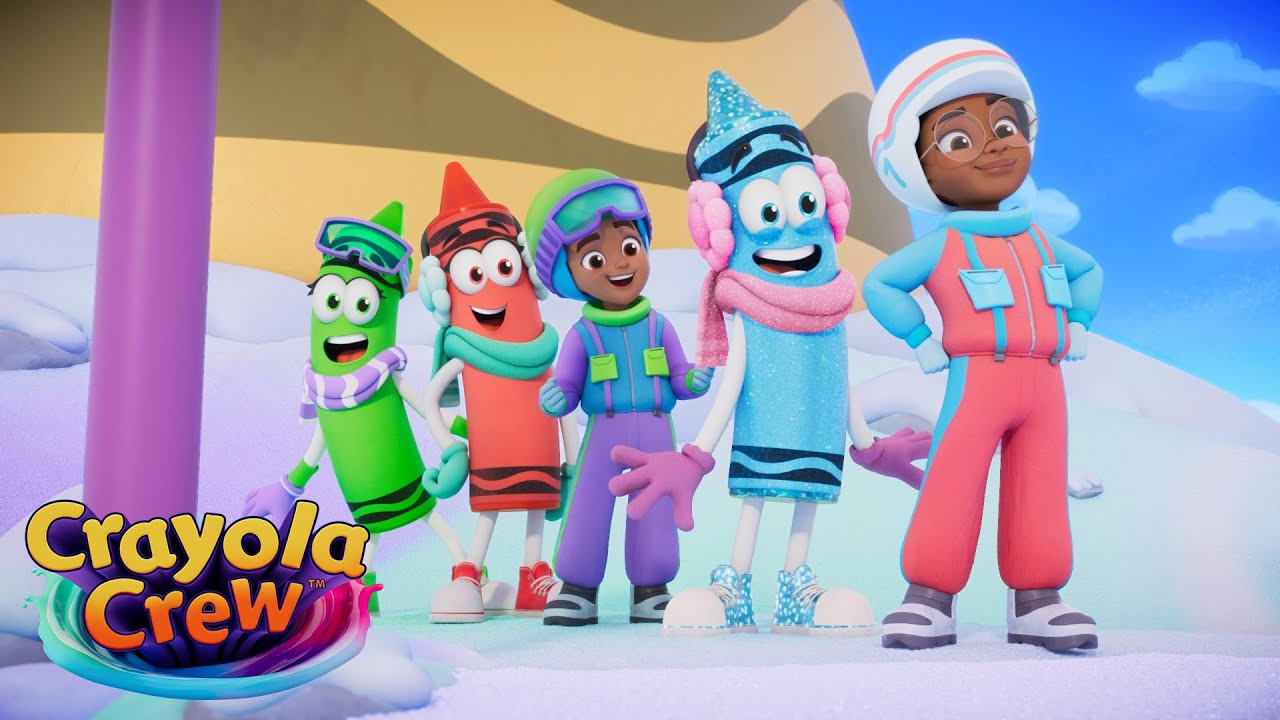 Best Friend Winter Ski Trip! @CrayolaCrewOfficial | Crayola Crew Fun ...