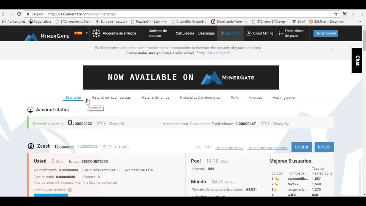 Minergate minar bitcoin