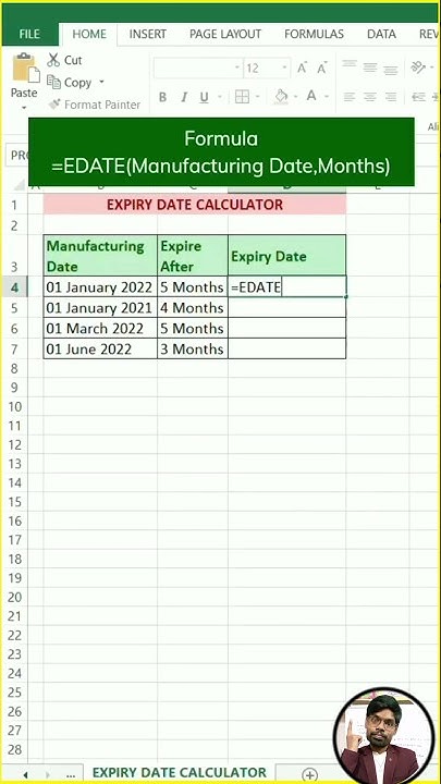 EDATE Function in Excel | Formula | How to Use EDATE in Excel? - YouTube