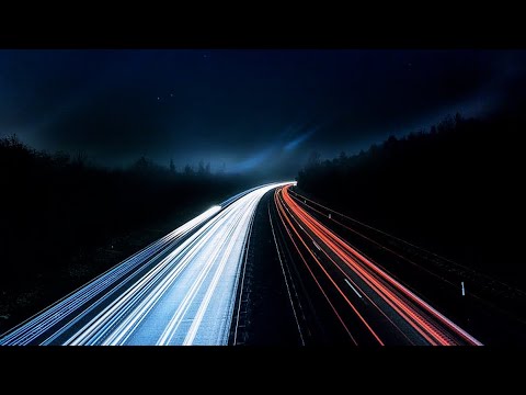Motorway Night Drive • Calming Traffic Sounds, Soothing Sounds ...