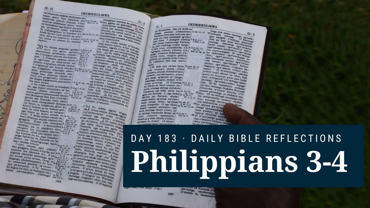 DAY 183 | Philippians 3-4 | The Bible in A Year - YouTube