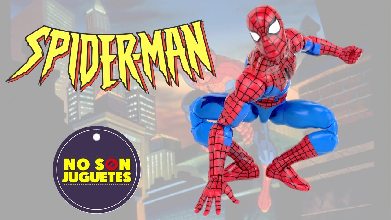 Marvel Legends Retro Spider Man Animado Review/Reseña en Español - No ...