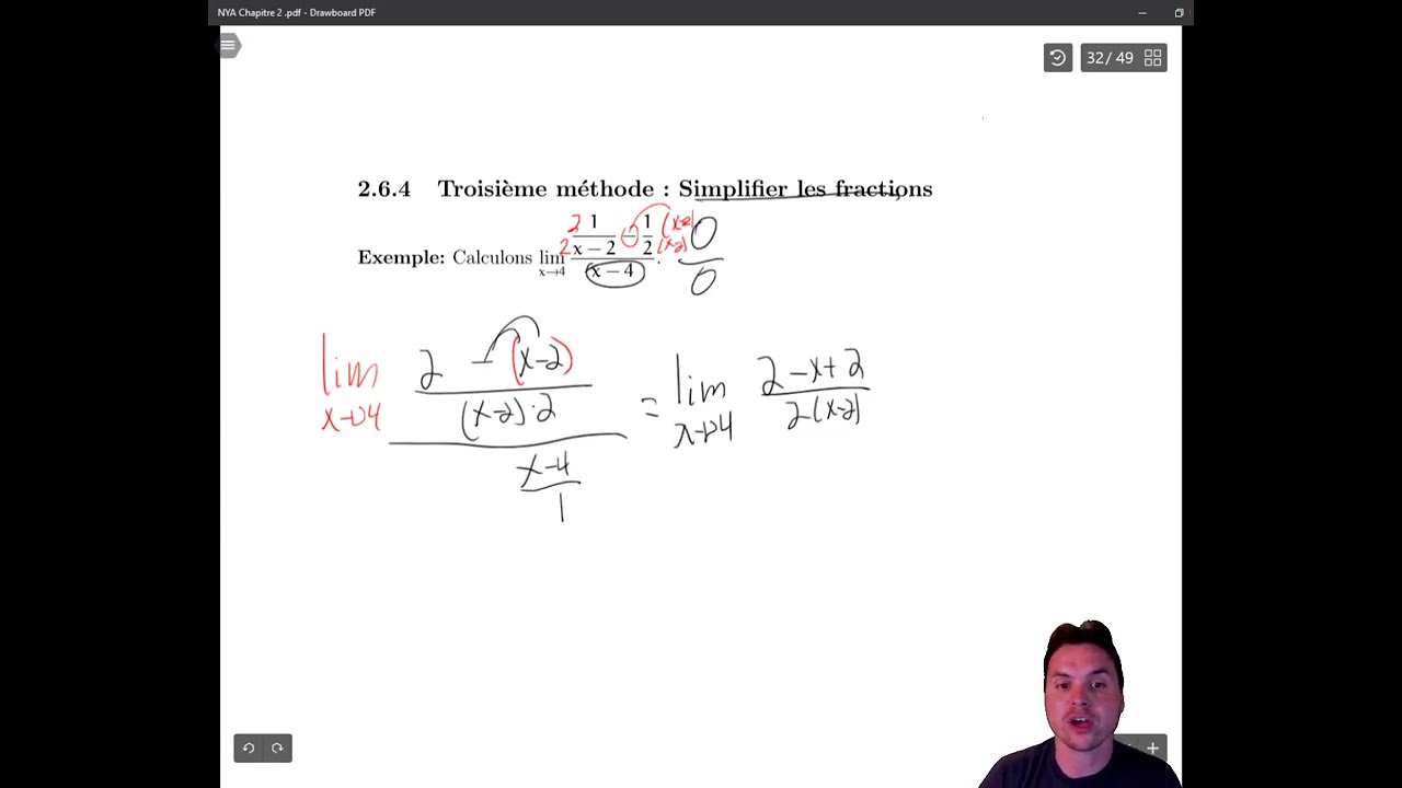 2.6 Les formes indéterminées dans les limites - YouTube