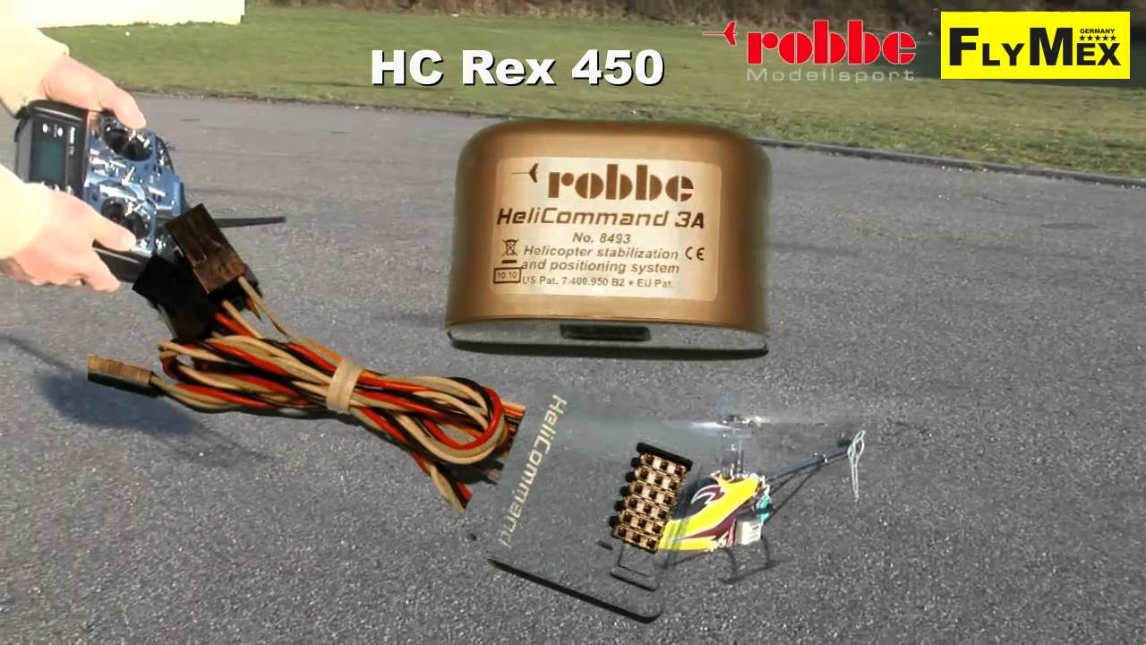 RC Hubschrauber fliegen mit einem HeliCommand Autopilot - YouTube