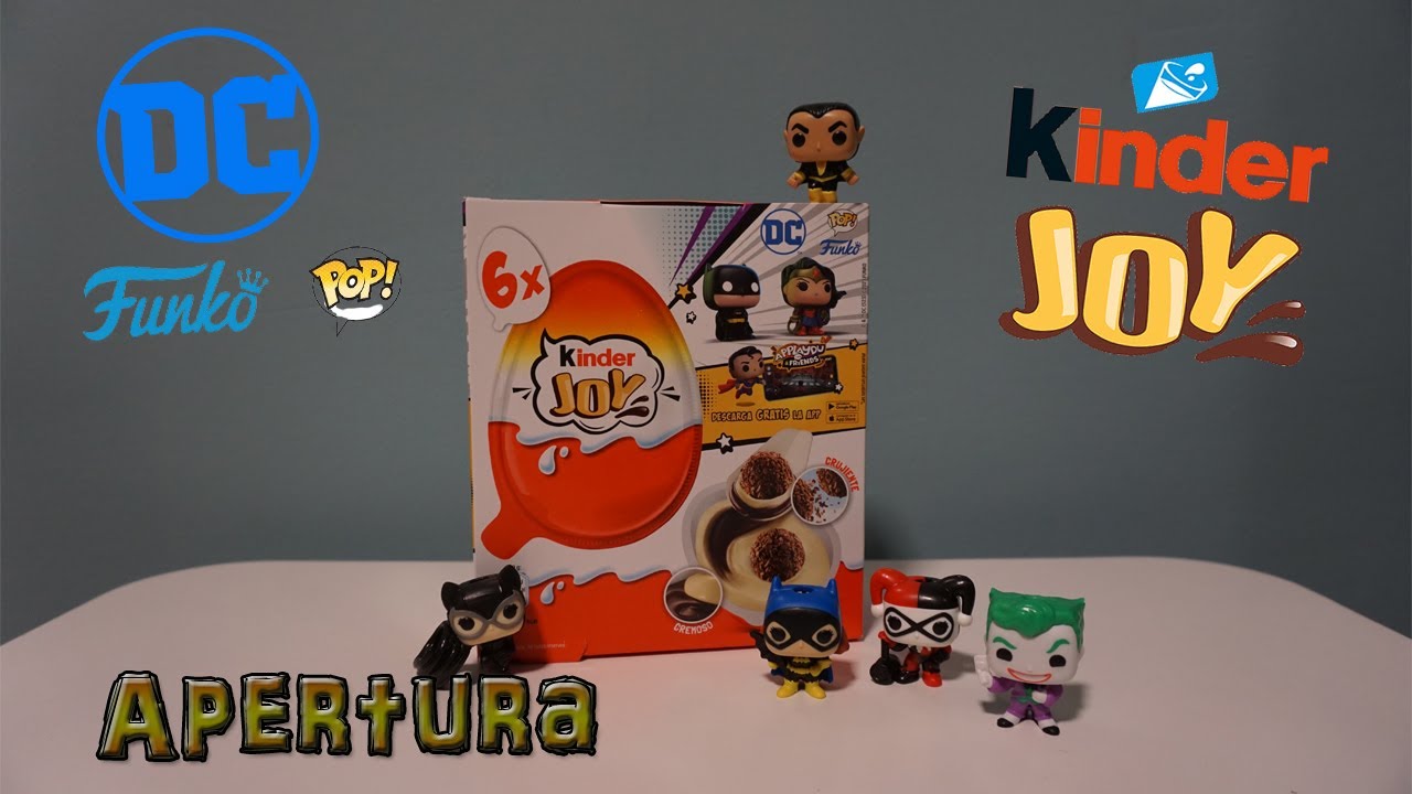 DC - FUNKO POP DE KINDER JOY | OTRA APERTURITA 6 HUEVOS KINDER [OFF ...