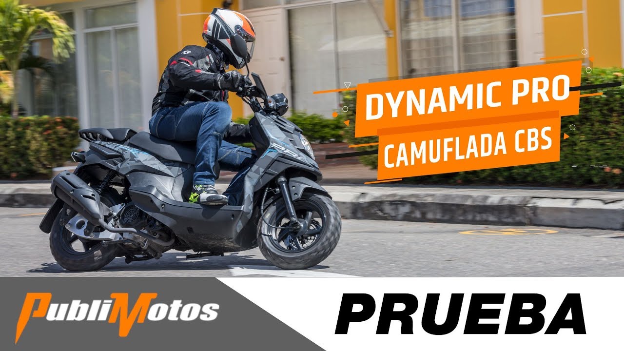 Prueba AKT Dynamic Pro 125 Camuflada con CBS - YouTube