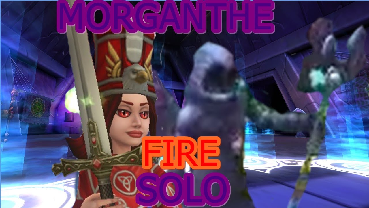 Wizard101 Morganthe solo Fire (small restrictions) - YouTube
