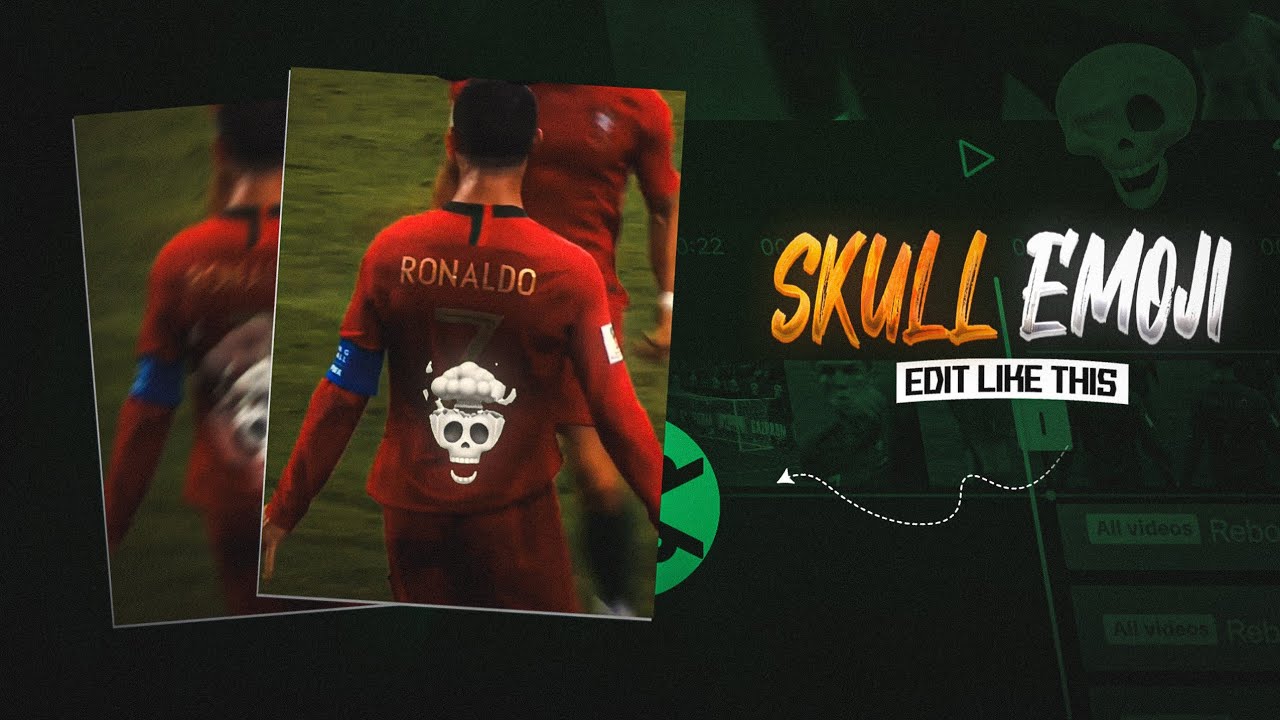 How to make viral skull edits | Capcut Skull Emoji video editing ...