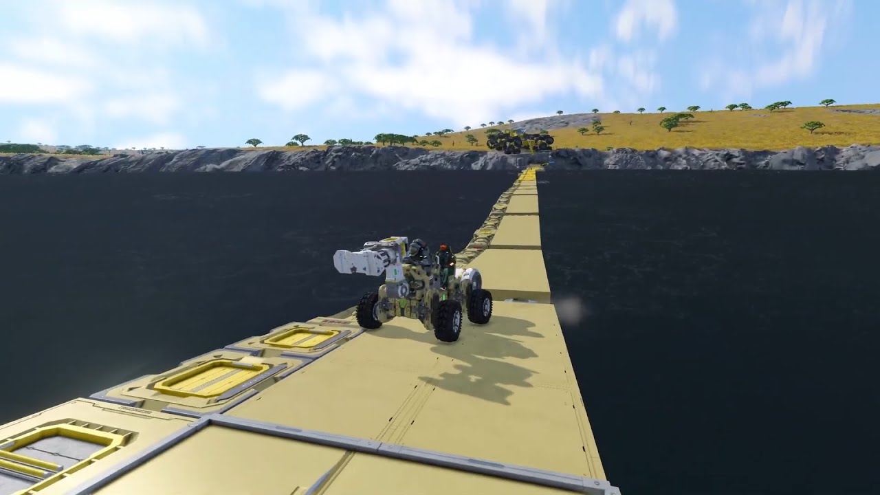 Crossing the Narrow Bridge (Space Engineers WWO VOD #9) - YouTube