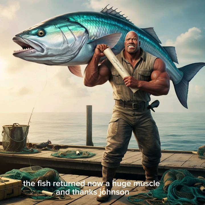 dwayne johnson go fishing#viral - YouTube
