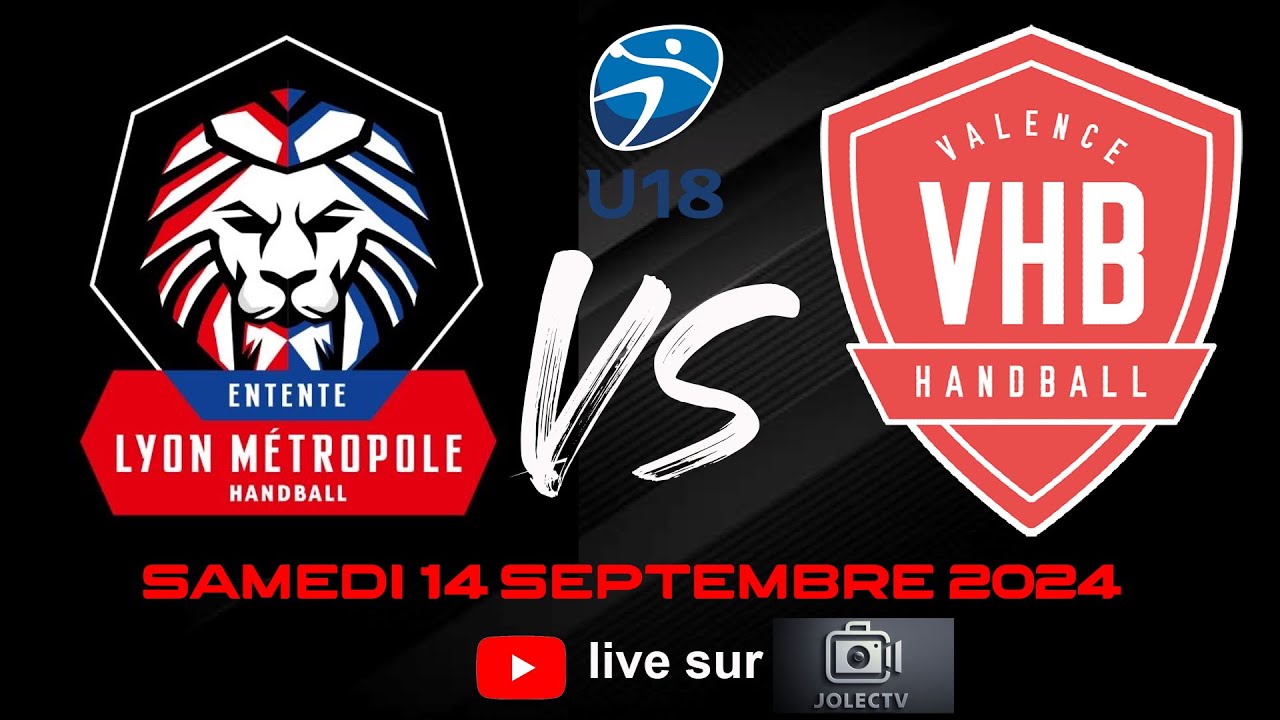 Lyon vs Valence -18 handball - YouTube
