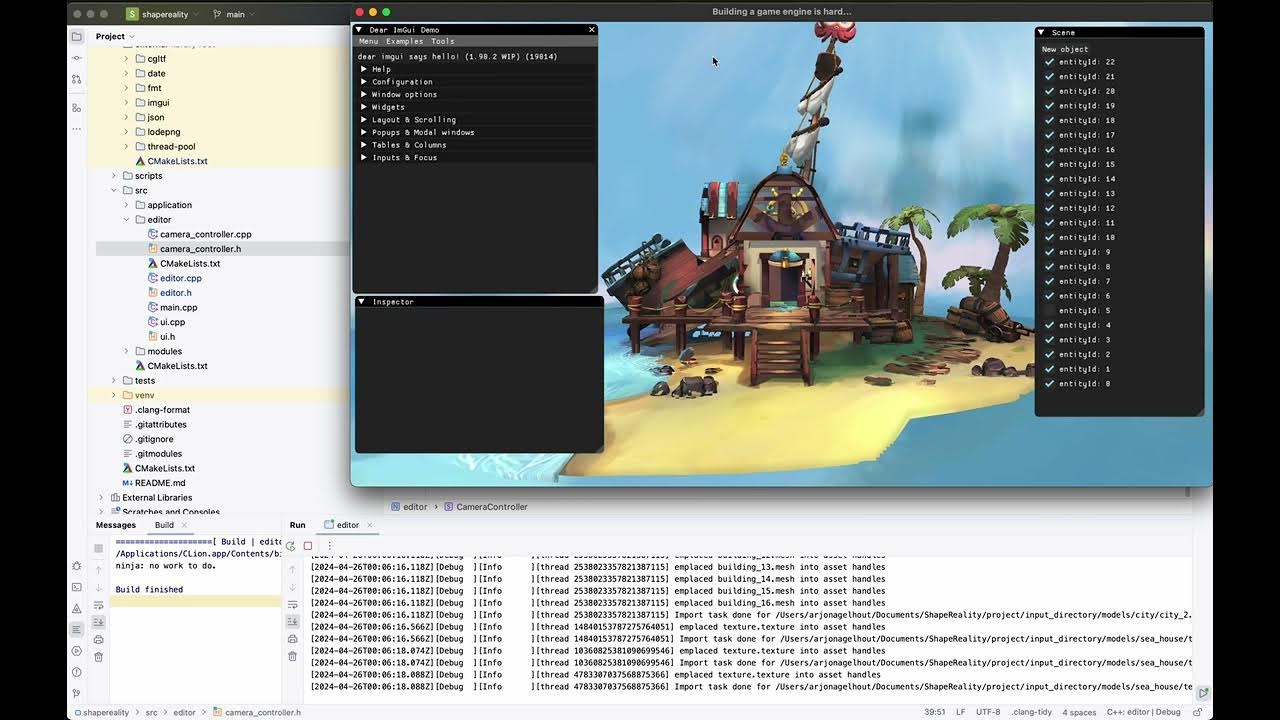 game engine from scratch #6-1 asynchronous asset loading demo :) - YouTube
