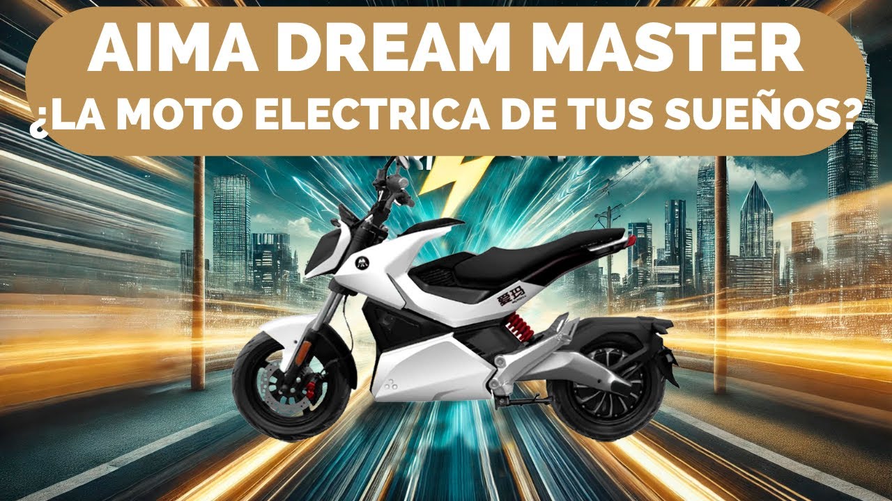 MOTO ELECTRICA AIMA DREAM MASTER ECOLOGIA EN DOS RUEDAS! - YouTube