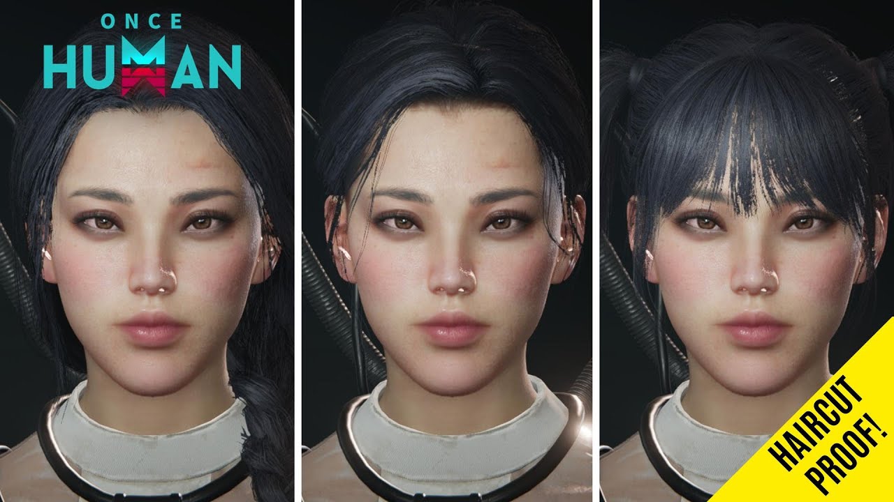 Once Human Cute Female Character Creation With Sliders Youtube