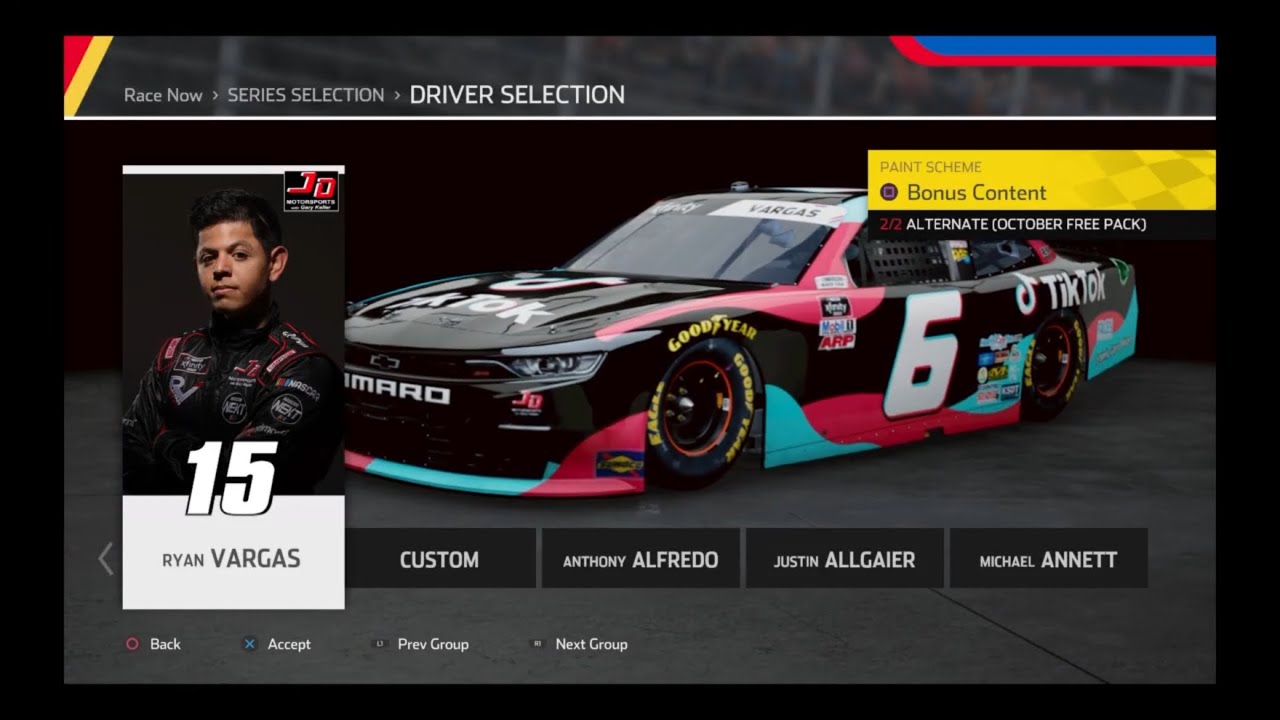 Nascar Heat 5 Ryan Vargas at Homestead - YouTube