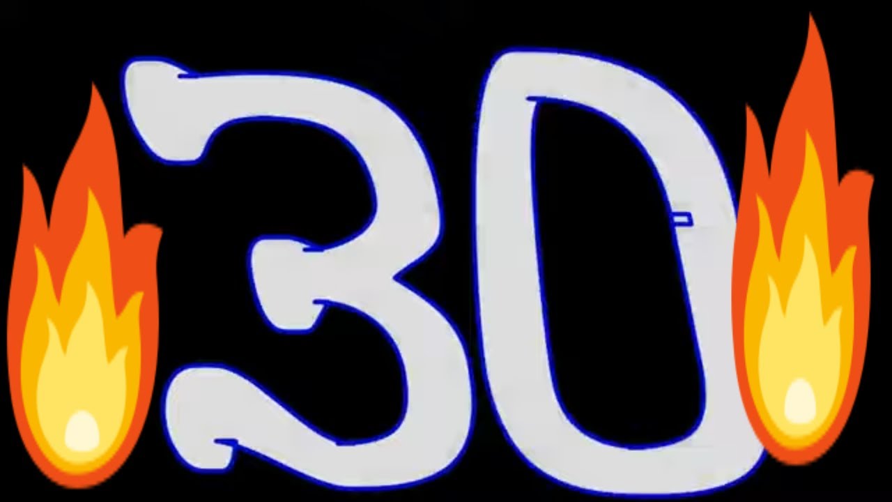 🌟 1/2 Minute Countdown - 30 Second Countdown Timer With Sound Effect and Alarm - YouTube