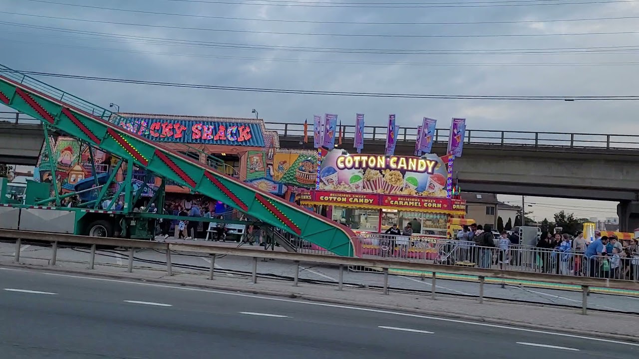Merrick carnival at evening! - YouTube