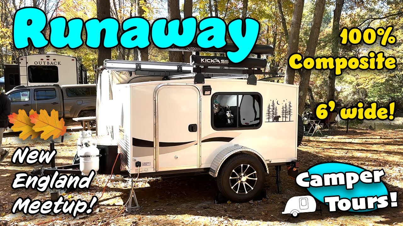 Runaway Camper Modifications & Setup - Camper Tours! - YouTube