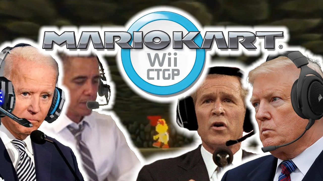 US Presidents Play Mario Kart Wii 9 - YouTube