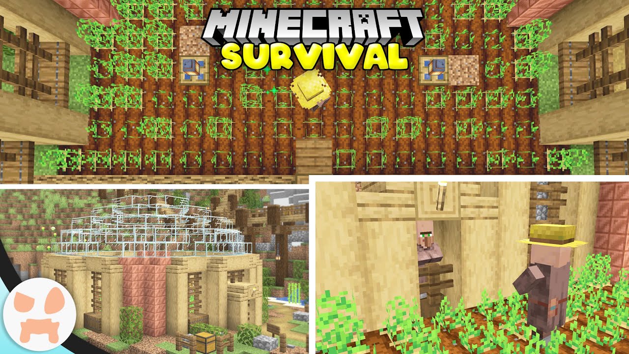 AUTO POTATO MACHINE! | Minecraft 1.18 Survival (Episode 13) - YouTube