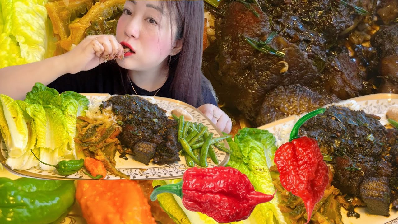 Anishi curry (the black curry)| I Found Naga king chilly in Uk 🇬🇧 ...