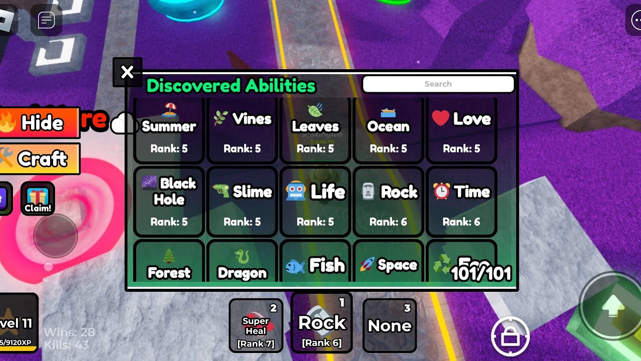 how to get all abilitys on ability craft (dont skip the vid if you want ...