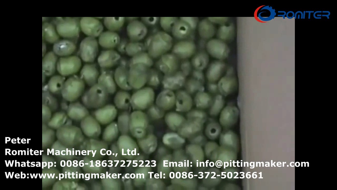 Automatic Olive Pitting Machine for Sale-Romiter Machinery - YouTube