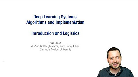 CMU Deep Learning Systems 10-414/714 - YouTube