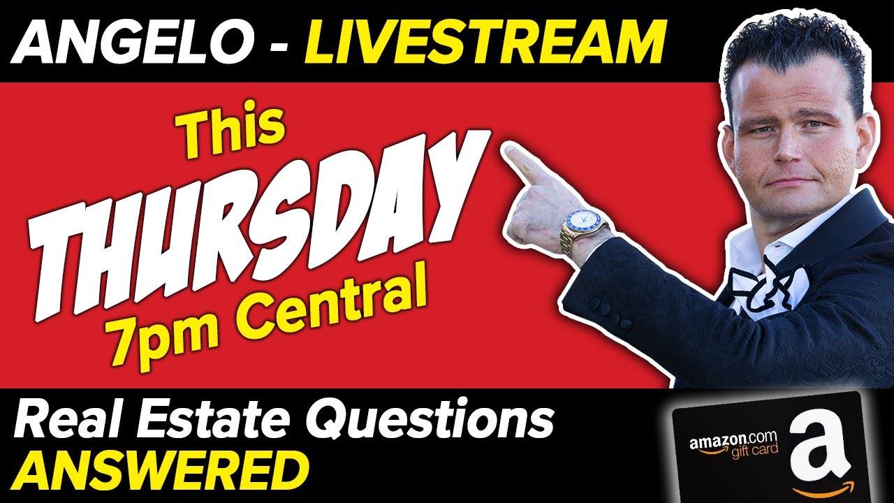 Tune in THIS THURSDAY for Talk with Angelo: Ask Real Estate Questions ...