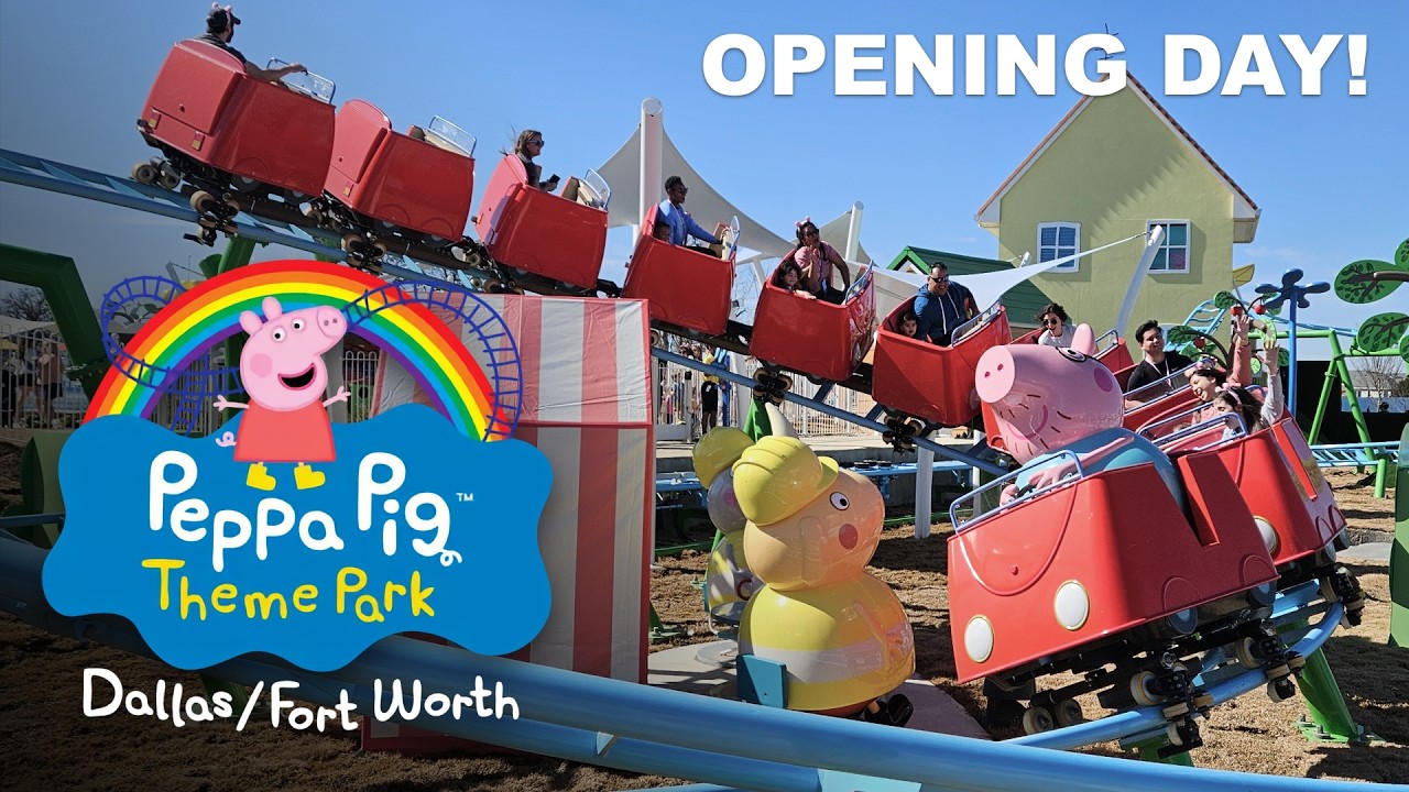 Peppa Pig Theme Park Dallas/Fort Worth Texas Opening Day - March 1 2025 ...
