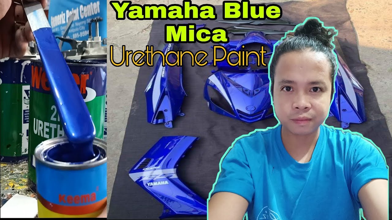 Yamaha Blue Mica/Urethane Paint - YouTube