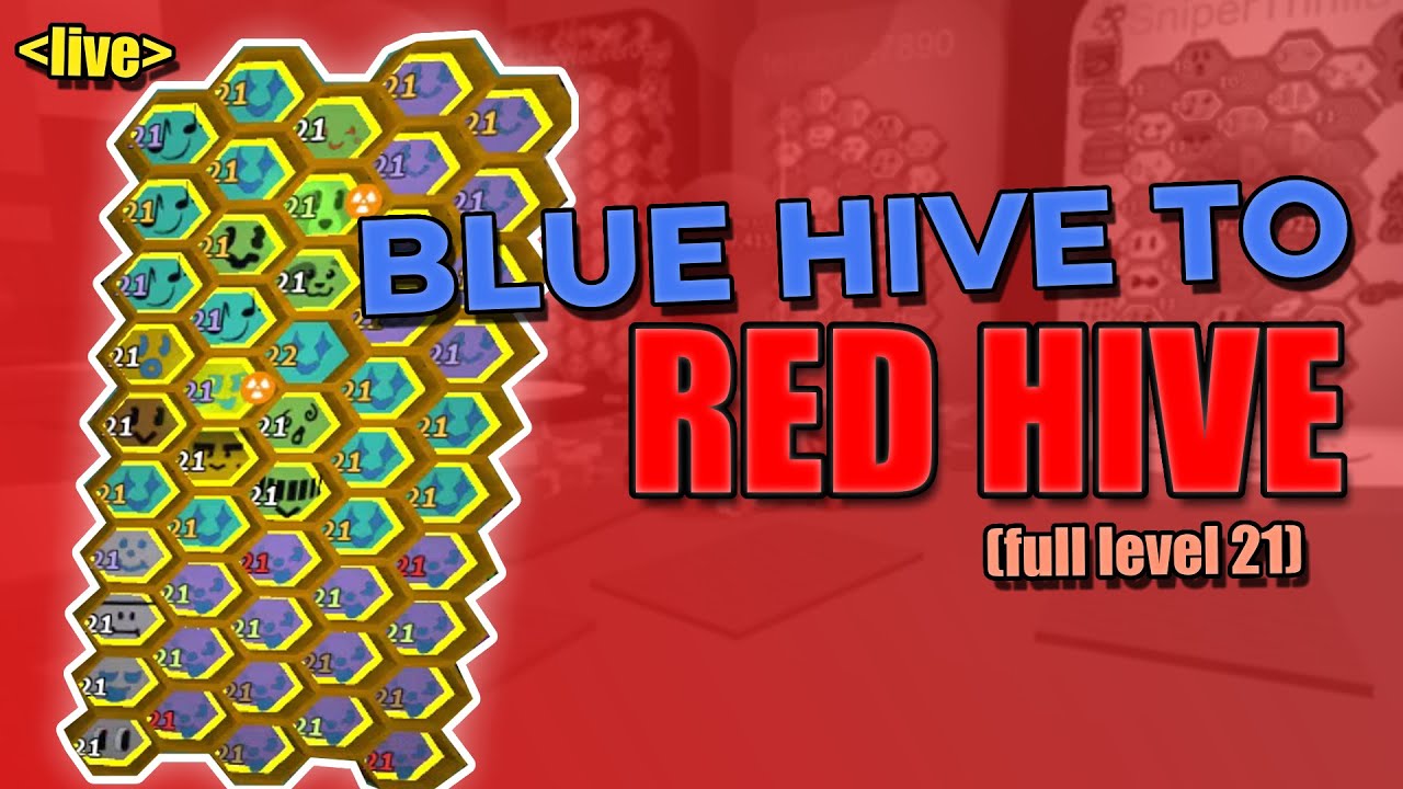 🔴Blue hive to Red Hive (Amulets RBC Puffs)! | Bee Swarm Simulator - YouTube