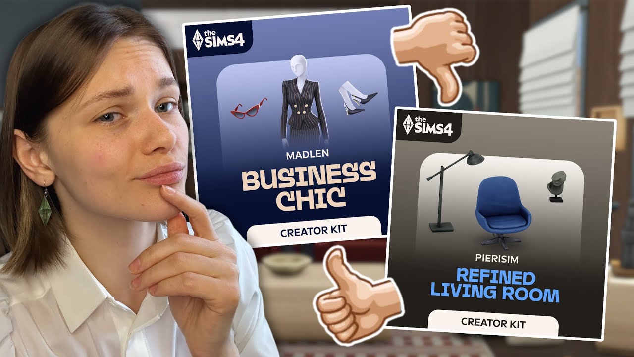 💼ОГЛЯД Business Chic Kit та Refined Living Room Kit для the sims 4 ...