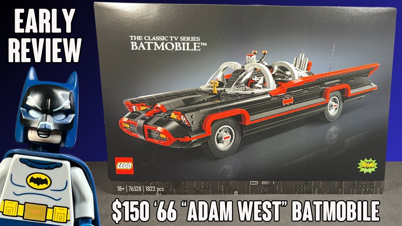 EARLY REVIEW: $150 LEGO 1966 Batmobile UCS Set 76328 - YouTube
