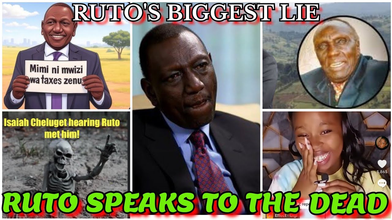 KENYANS SHOCKED AS RUTO CLAIMS TO HAVE SPOKEN TO A DEAD MAN CHELUGUT ...