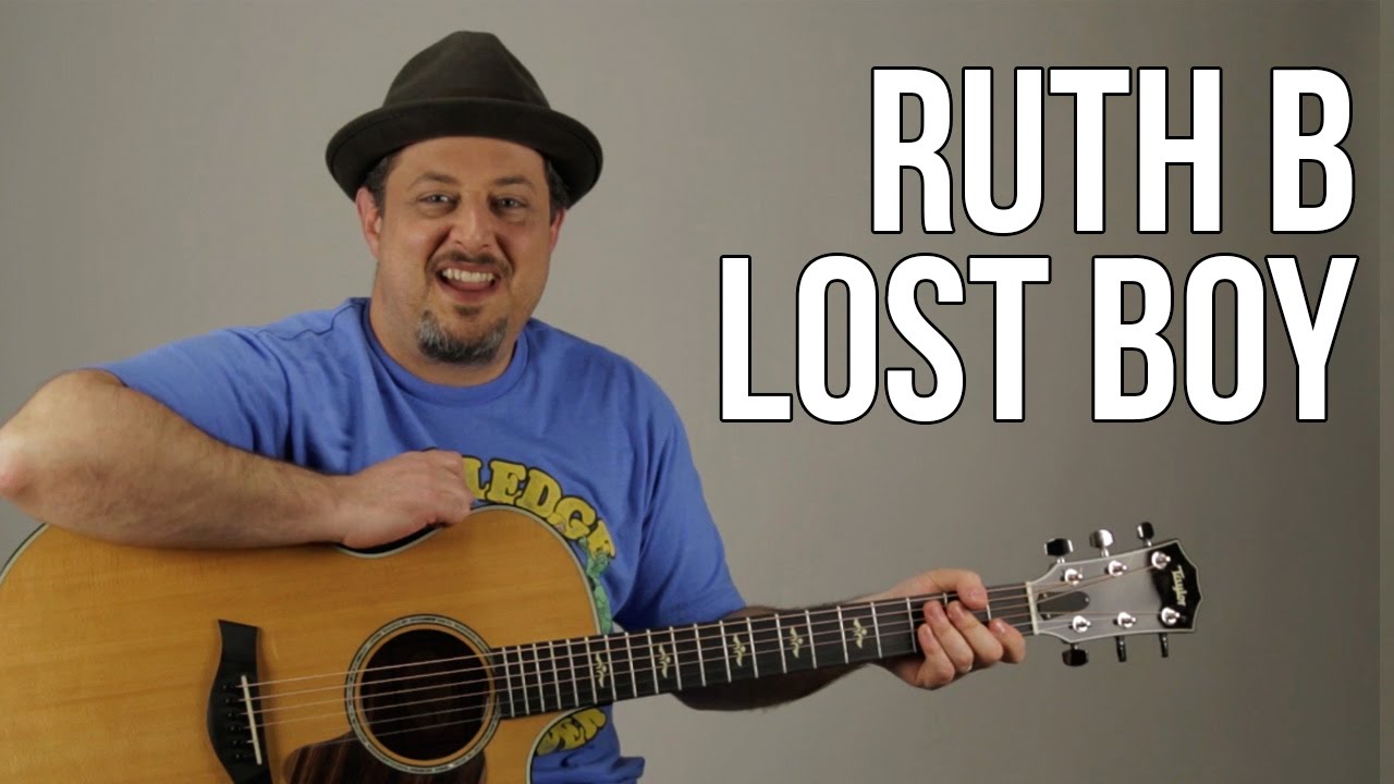 Lost Boy Ruth B Acoustic Guitar Lesson + Tutorial - YouTube