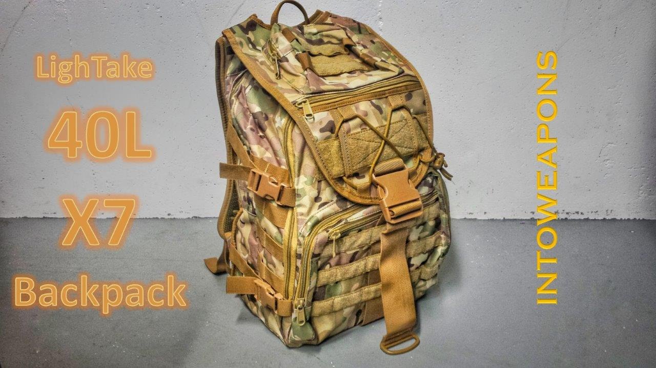 Military 40L Tactical Camo Backpack Review - YouTube
