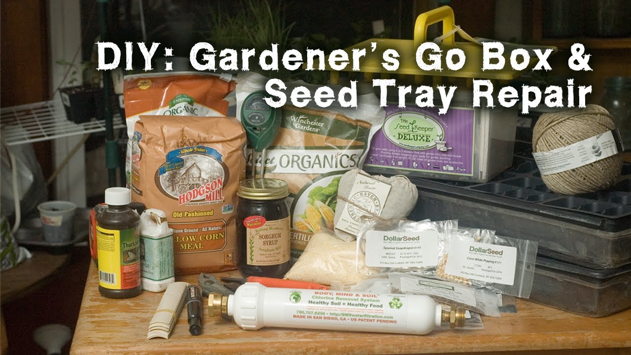 Gardening Go Box & Fixing Seed Trays - The Wisconsin Vegetable Gardener ...