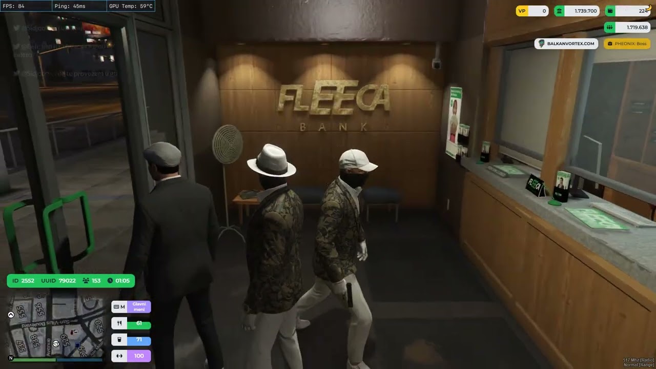 NAJLAGANIJA PLJACKA BANKE #1 | Vortex Roleplay - YouTube