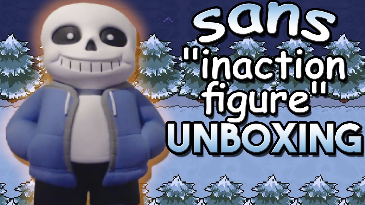 UNDERTALE Official Sans "Inaction Figure"/Little Buddy Unboxing ...