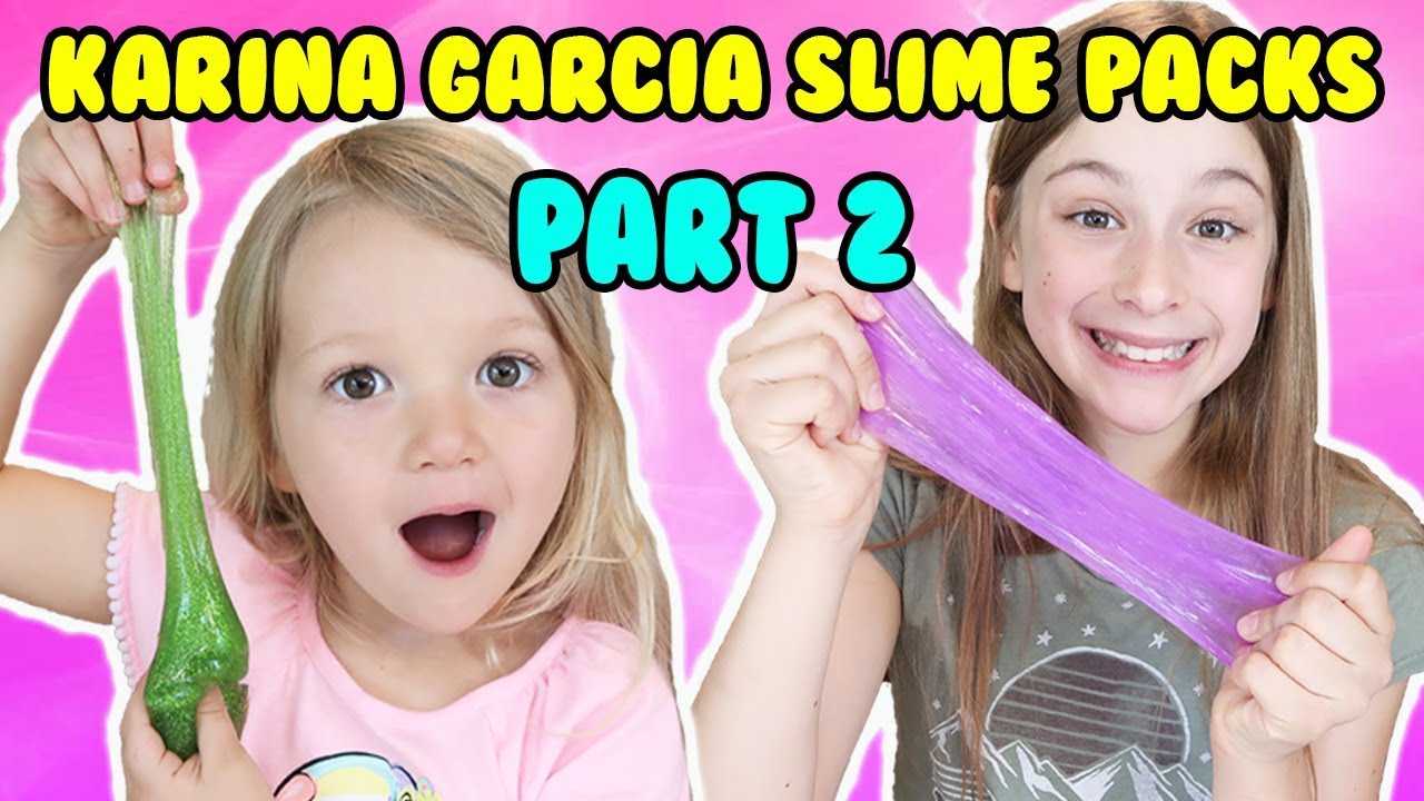 KARINA GARCIA NEW STORE BOUGHT SLIME PACKS REVIEW!! 100% Honest Review ...