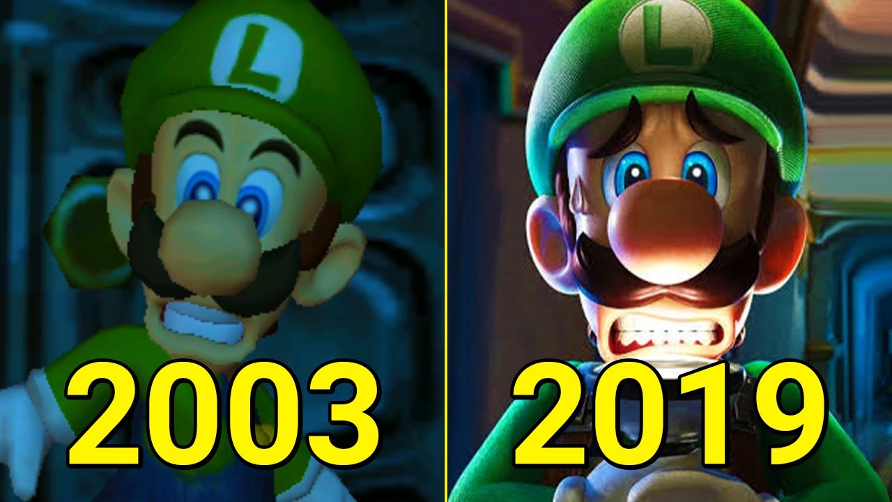 Evolution of Luigi's Mansion Games 2001-2019 - YouTube