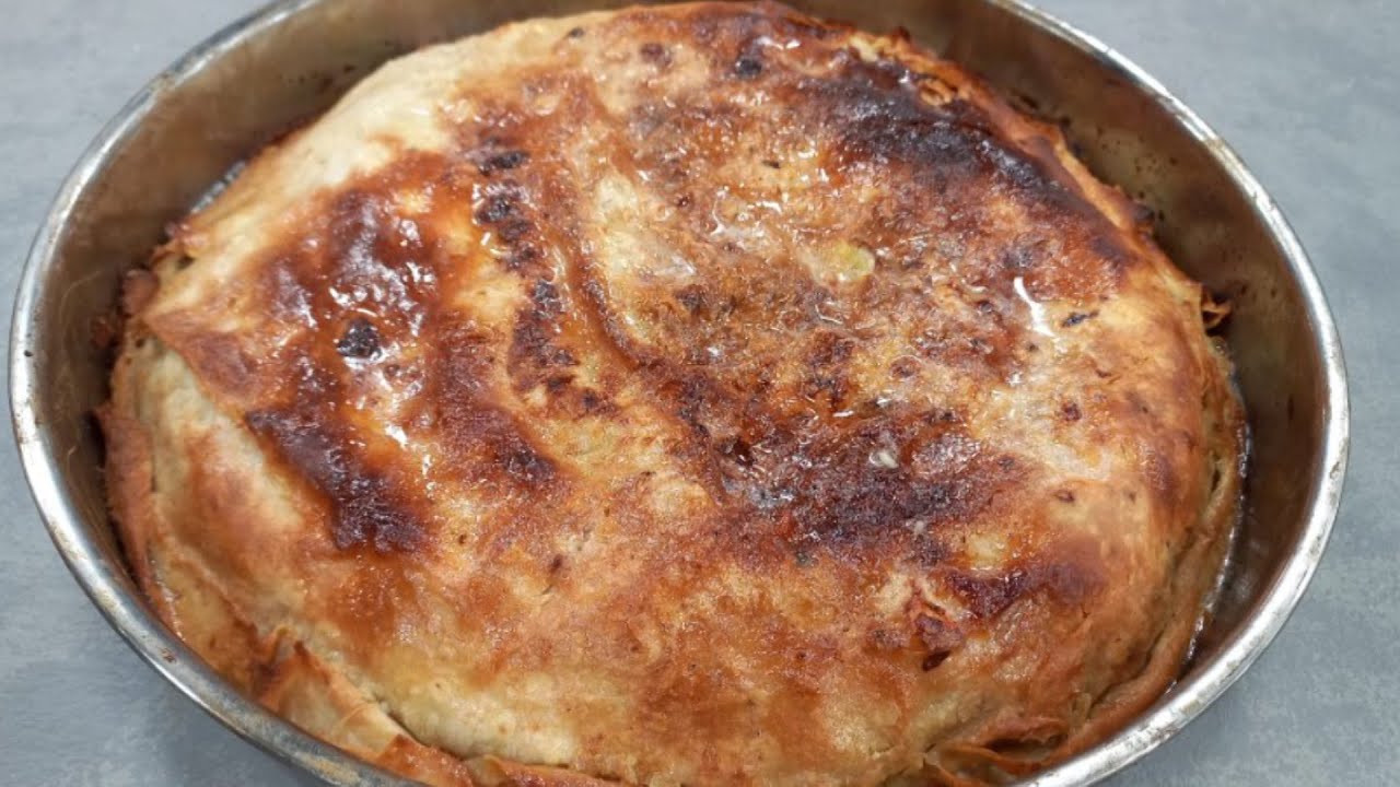 Rreze Dielli - Byreku i Skraparit me koçkulla dhe petë të pjekura nga ...