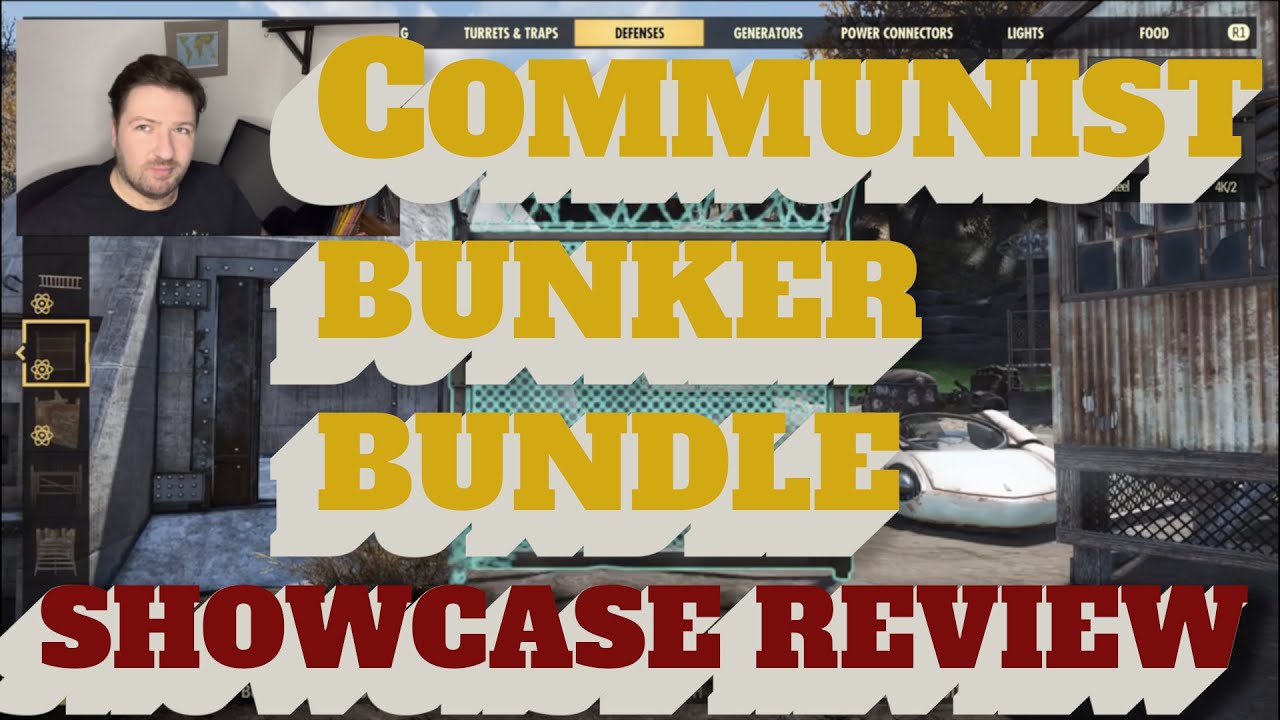 Communist Bunker Bundle Showcase Review, Atomshop, Fallout 76 - YouTube