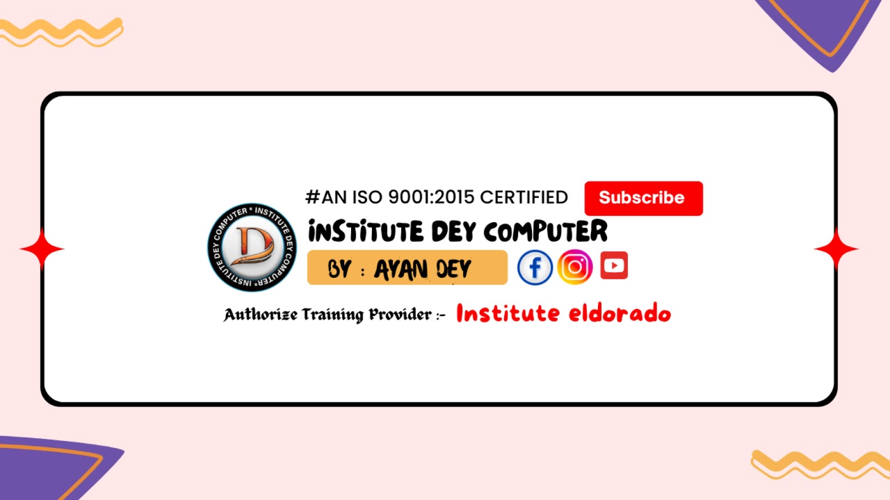 Institute Dey Computer Live Stream - YouTube