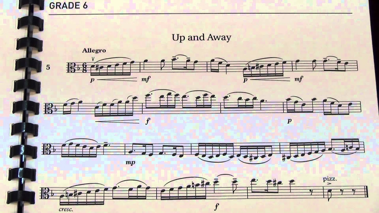 Viola Grade 6 Sight Reading No 5 Allegro - YouTube